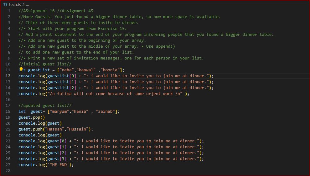 Hooria Fatima on LinkedIn: #giaic #typescript #javascript #45assignment ... Hooria Fatima on LinkedIn: #giaic #typescript #javascript #45assignment ...