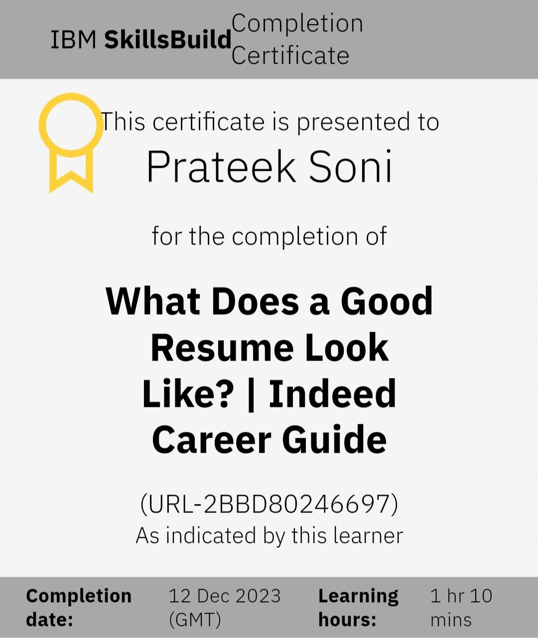 Pratik Soni on LinkedIn: IBM skills Build Certificate. Pratik Soni on LinkedIn: IBM skills Build Certificate.