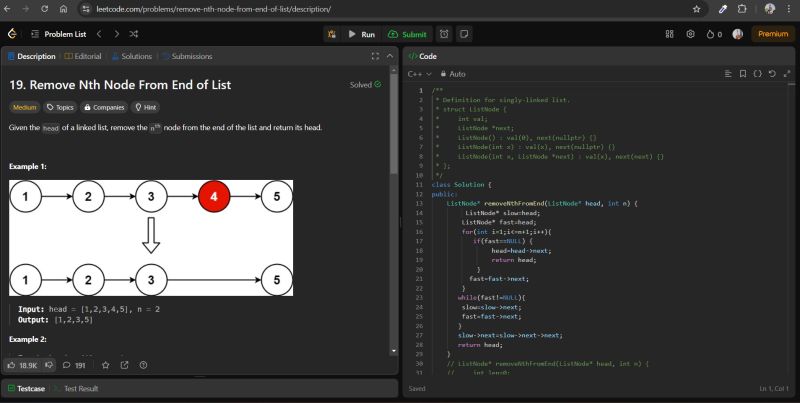 Prince kumar on LinkedIn: #leetcode #linkedlist #problemsolving # ... Prince kumar on LinkedIn: #leetcode #linkedlist #problemsolving # ...