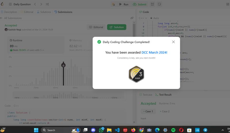 Completed March #LeetCode challenge! | Kashish Negi posted on the topic ... Completed March #LeetCode challenge! | Kashish Negi posted on the topic ...