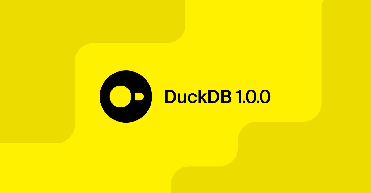 Xavier Pestel on LinkedIn: First major version at DuckDB 🎉🎉 Xavier Pestel on LinkedIn: First major version at DuckDB 🎉🎉