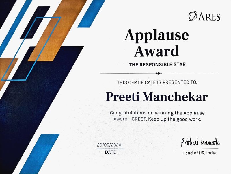Preeti M. on LinkedIn: #achievement Preeti M. on LinkedIn: #achievement