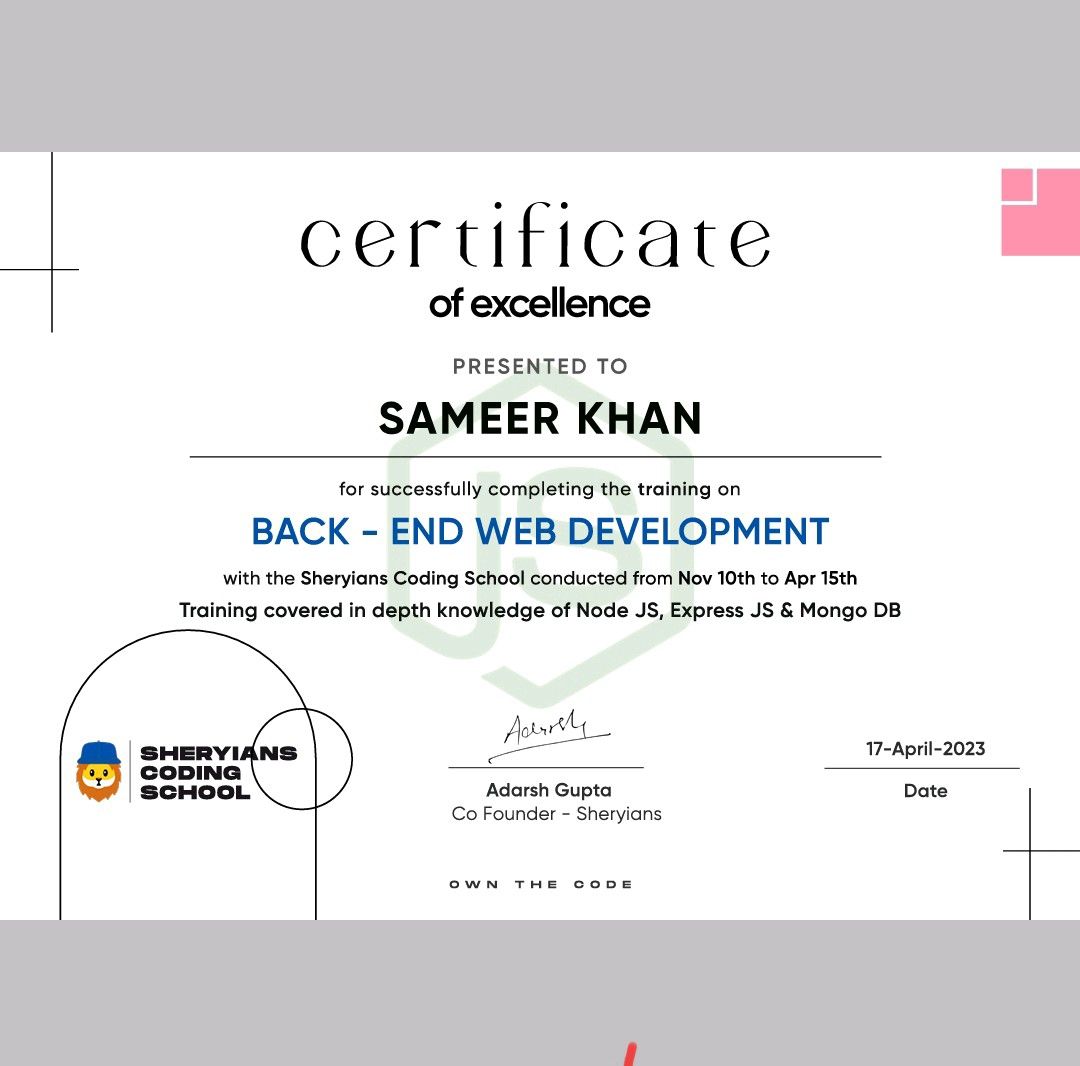 Sameer Khan on LinkedIn: #webdevelopment #coding #school # ... Sameer Khan on LinkedIn: #webdevelopment #coding #school # ...