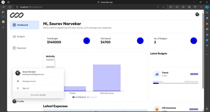 Sourav Narvekar on LinkedIn: #nextjs #prismaorm #clerkauth # ... Sourav Narvekar on LinkedIn: #nextjs #prismaorm #clerkauth # ...