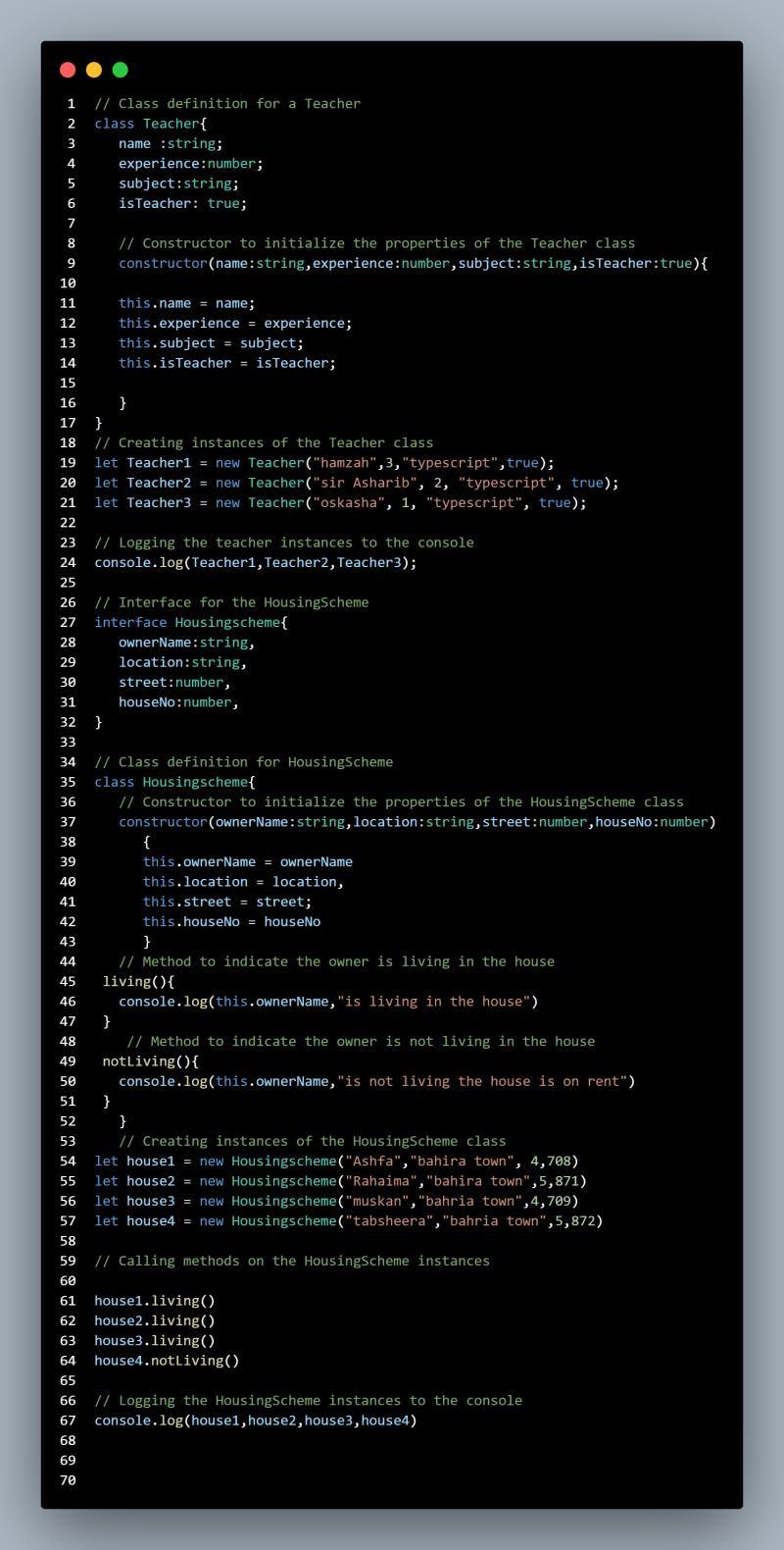 Learned OOP with Hamzah Syed | Tabsheera Shakeel posted on the topic ... Learned OOP with Hamzah Syed | Tabsheera Shakeel posted on the topic ...