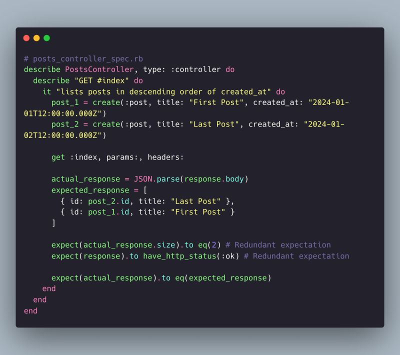 Rohit Joshi on LinkedIn: #ruby #rubyonrails #rails #rspec #testing Rohit Joshi on LinkedIn: #ruby #rubyonrails #rails #rspec #testing