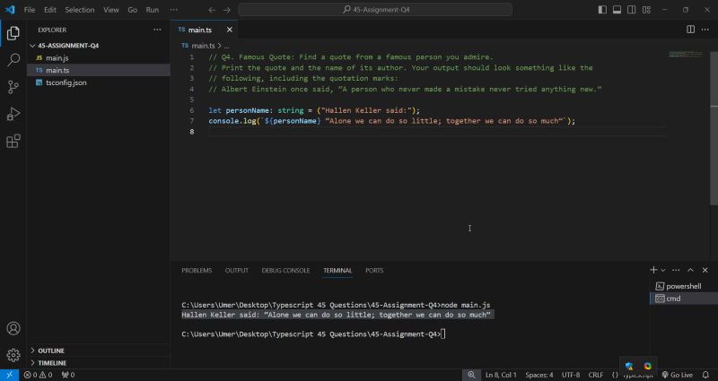 Umar Farooq on LinkedIn: #programming #typescript #genai Umar Farooq on LinkedIn: #programming #typescript #genai