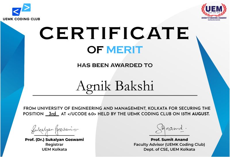 Agnik Bakshi on LinkedIn: #coding #achievement #cp # ... Agnik Bakshi on LinkedIn: #coding #achievement #cp # ...