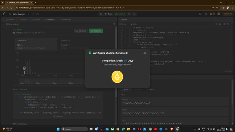 Nirbhay Rajodiya on LinkedIn: #leetcode #100daysofcode #day80 Nirbhay Rajodiya on LinkedIn: #leetcode #100daysofcode #day80
