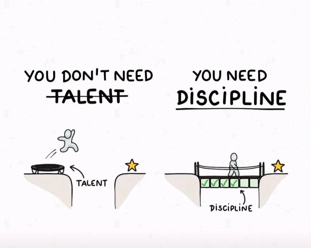 Mohamed Hussein on LinkedIn: You Don't Need Talent 🦸You Need Discipline ... Mohamed Hussein on LinkedIn: You Don't Need Talent 🦸You Need Discipline ...