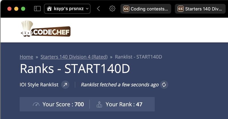 Kashyap Vekariya on LinkedIn: #competitivecoding #codechef # ... Kashyap Vekariya on LinkedIn: #competitivecoding #codechef # ...