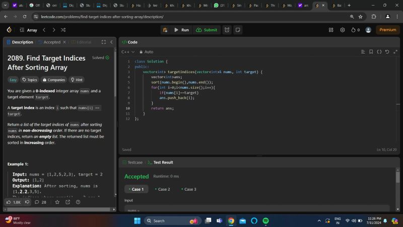 Khushi Kashyap on LinkedIn: #98day #100dayscodingchallange #leetcode # ... Khushi Kashyap on LinkedIn: #98day #100dayscodingchallange #leetcode # ...