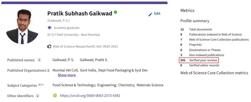 Pratik Gaikwad on LinkedIn: #research #reviewer #peerreview # ... Pratik Gaikwad on LinkedIn: #research #reviewer #peerreview # ...