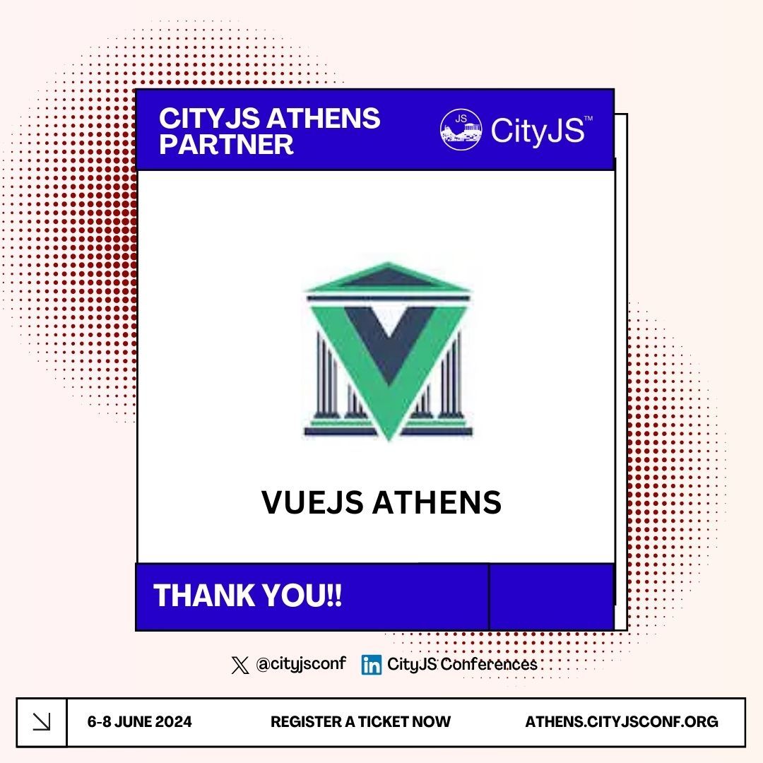 CityJS Conferences on LinkedIn: #community #cityjsathens #vuejs # ... CityJS Conferences on LinkedIn: #community #cityjsathens #vuejs # ...