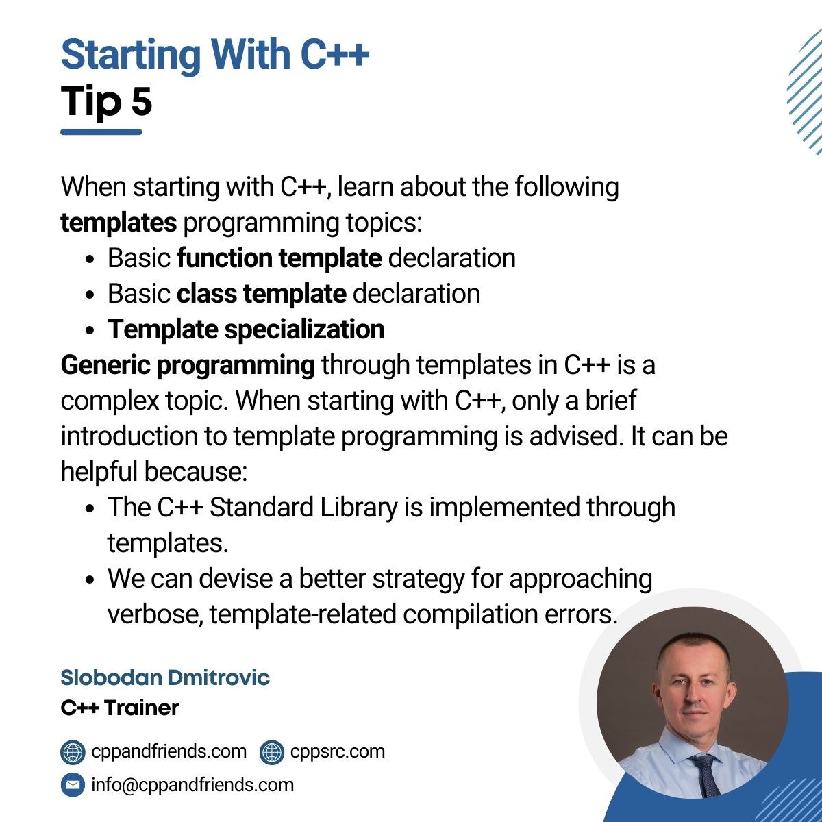 Slobodan Dmitrovic on LinkedIn: #cplusplus Slobodan Dmitrovic on LinkedIn: #cplusplus