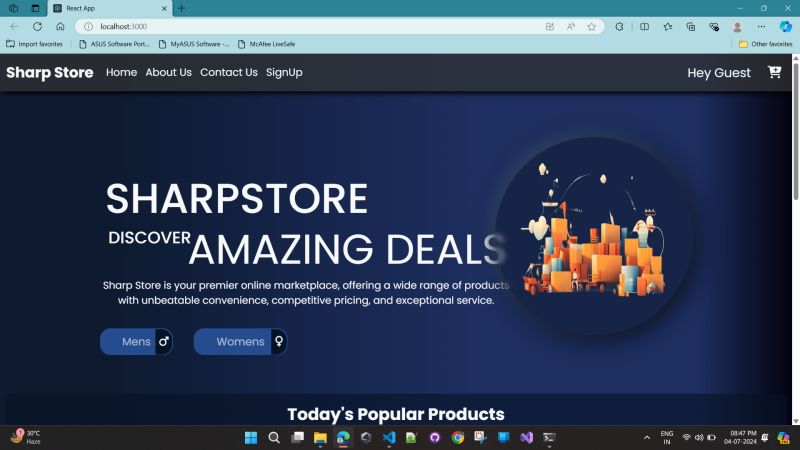 Karan Rajpara on LinkedIn: #internship #sharpstore #ecommerce #react # ... Karan Rajpara on LinkedIn: #internship #sharpstore #ecommerce #react # ...