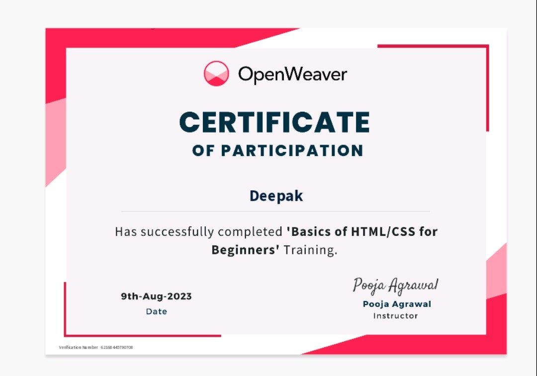 Deepak Mittal on LinkedIn: #openweaver #css #coding #htmlcss Deepak Mittal on LinkedIn: #openweaver #css #coding #htmlcss