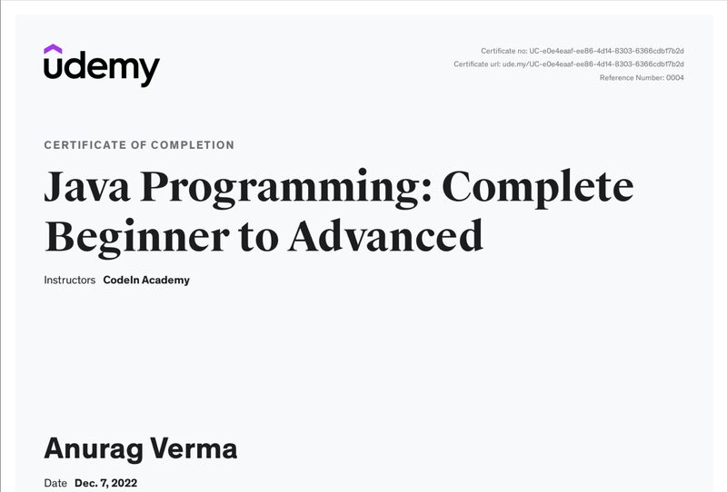ANURAG VERMA on LinkedIn: #java ANURAG VERMA on LinkedIn: #java