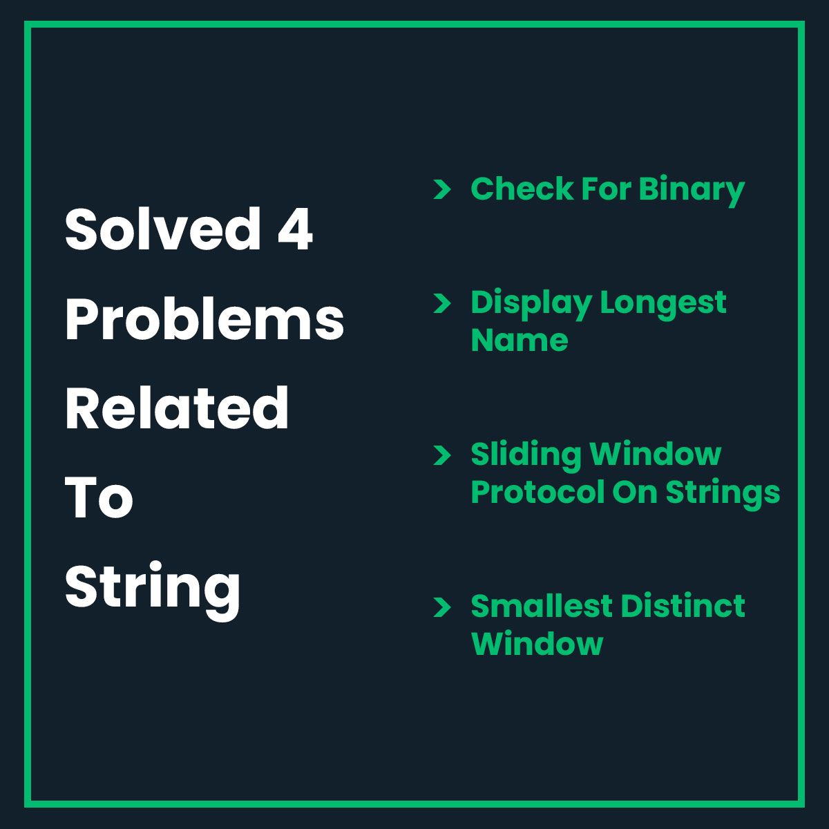 Hajra Naeem on LinkedIn: I have solved 4 problems related to Strings: 1 ... Hajra Naeem on LinkedIn: I have solved 4 problems related to Strings: 1 ...