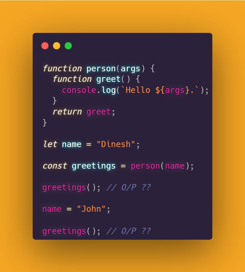 Dinesh katariya on LinkedIn: what will be the output of the below code ... Dinesh katariya on LinkedIn: what will be the output of the below code ...