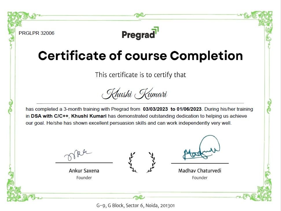 Khushi Kumari on LinkedIn: #datastructures #algorithms #problemsolving ... Khushi Kumari on LinkedIn: #datastructures #algorithms #problemsolving ...