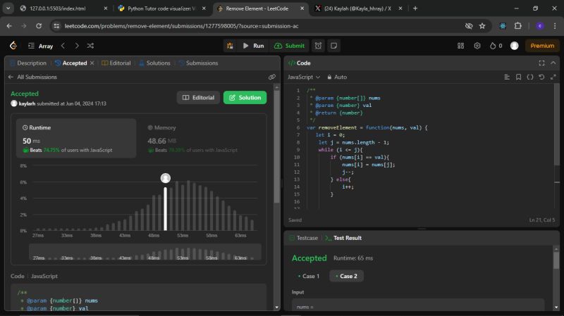 Chioma Christopher on LinkedIn: #100daysofcode #leetcode #javascript ... Chioma Christopher on LinkedIn: #100daysofcode #leetcode #javascript ...