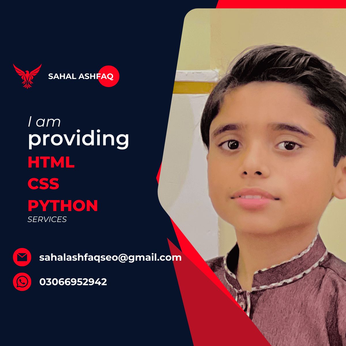 Sahal Ashfaq Python, HTML, CSS, JS on LinkedIn: I am providing HTML CSS ... Sahal Ashfaq Python, HTML, CSS, JS on LinkedIn: I am providing HTML CSS ...