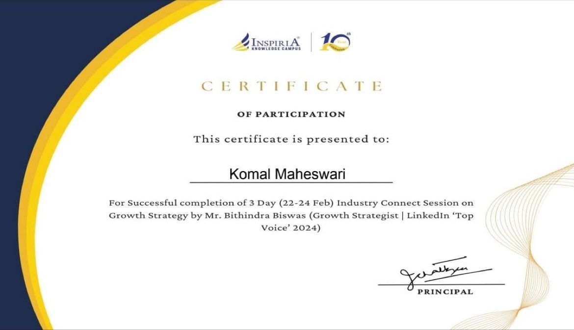 Komal Maheshwari on LinkedIn: Mastering Growth: Key Takeaways from Mr ... Komal Maheshwari on LinkedIn: Mastering Growth: Key Takeaways from Mr ...