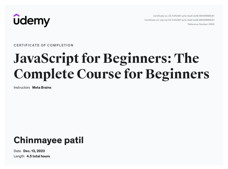 Chinmayee Patil on LinkedIn: #javascript #codingnewbie #learningjourney Chinmayee Patil on LinkedIn: #javascript #codingnewbie #learningjourney