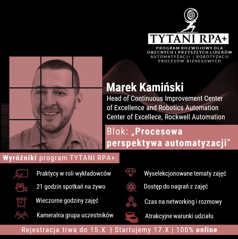Andrzej Sobczak na LinkedIn: #rpa #automatyzacja #tytanirpa #lean #rpa ... Andrzej Sobczak na LinkedIn: #rpa #automatyzacja #tytanirpa #lean #rpa ...