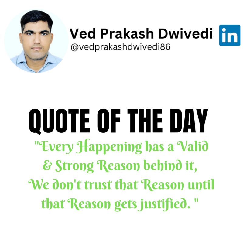 Ved Prakash Dwivedi auf LinkedIn: Keep going & going. Ved Prakash Dwivedi auf LinkedIn: Keep going & going.