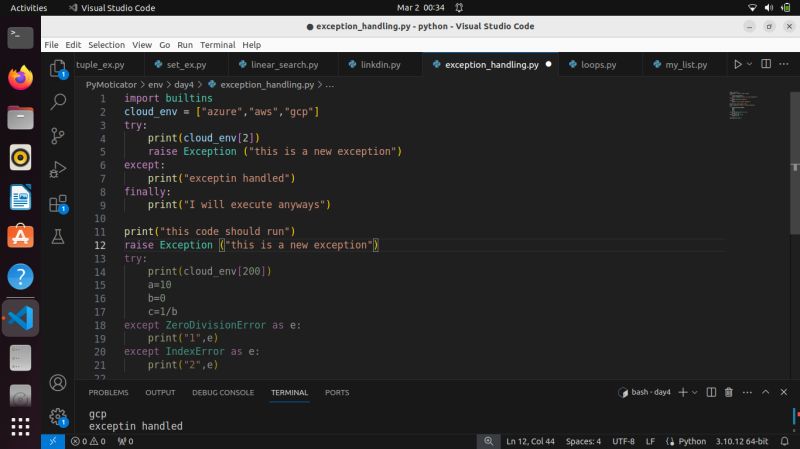 How to master error handling in Python | Rupesh Kumar posted on the ... How to master error handling in Python | Rupesh Kumar posted on the ...