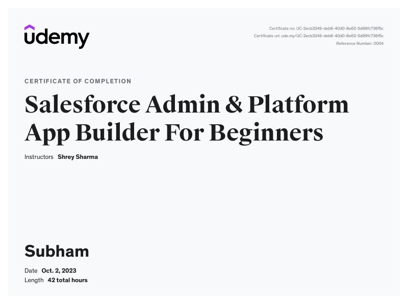 Subham Singh on LinkedIn: #salesforce #salesforceadmin # ... Subham Singh on LinkedIn: #salesforce #salesforceadmin # ...