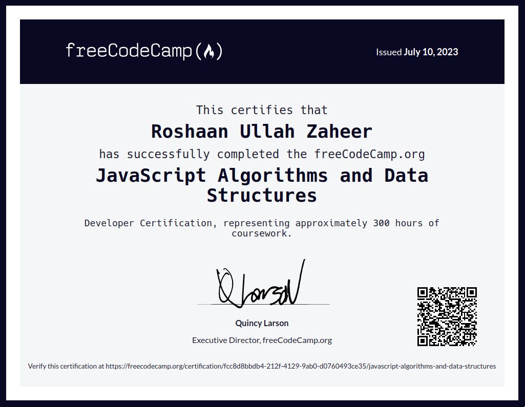 Roshaan Ullah Zaheer on LinkedIn: #javascript #algorithms # ... Roshaan Ullah Zaheer on LinkedIn: #javascript #algorithms # ...
