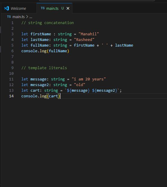 Manahil Rasheed on LinkedIn: #piaic #typescript #javascript #codingjourney Manahil Rasheed on LinkedIn: #piaic #typescript #javascript #codingjourney