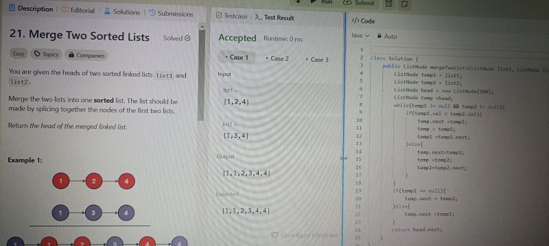 prince soni on LinkedIn: #merge #leetcode #time #space prince soni on LinkedIn: #merge #leetcode #time #space