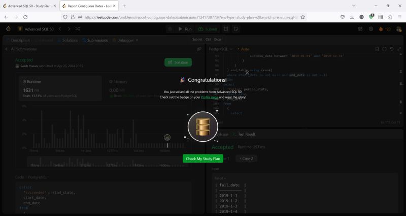 Sakib Hasan on LinkedIn: #leetcode #sql #postgresql #opensource # ... Sakib Hasan on LinkedIn: #leetcode #sql #postgresql #opensource # ...