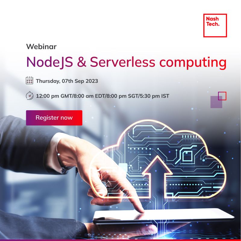 NashTech on LinkedIn: #serverlesscomputing #nodejs #webinar #serverless ... NashTech on LinkedIn: #serverlesscomputing #nodejs #webinar #serverless ...