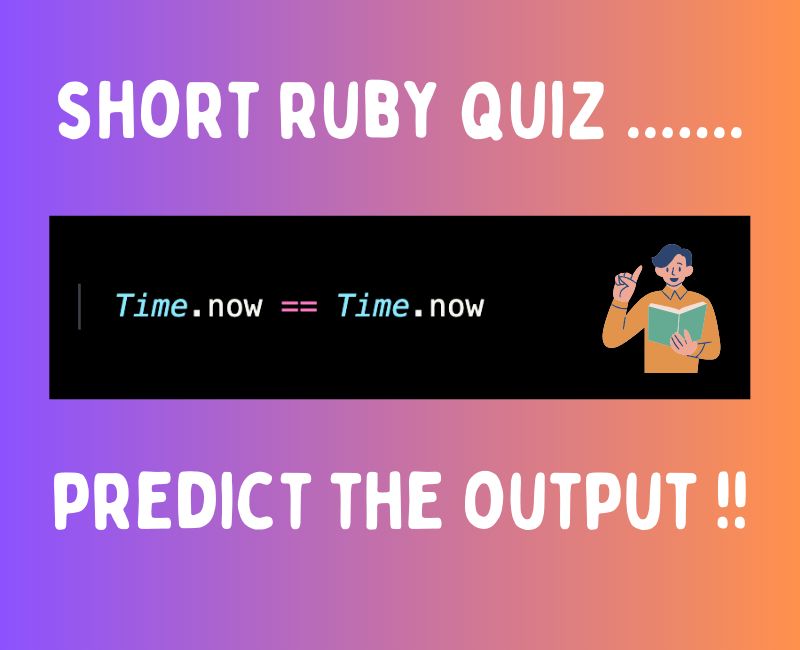 Moiz Ali on LinkedIn: Challenge: Short Ruby Quiz ๐ Predict the output ... Moiz Ali on LinkedIn: Challenge: Short Ruby Quiz ๐ Predict the output ...