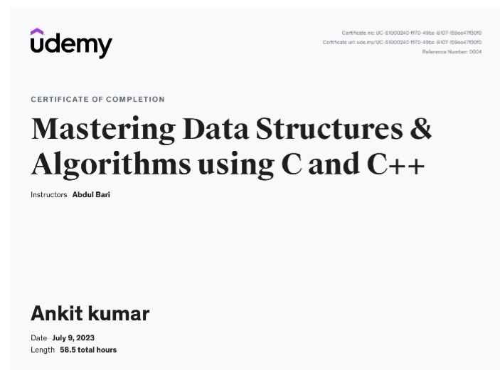 Ankit Kumar on LinkedIn: #coding #dsa | 13 comments Ankit Kumar on LinkedIn: #coding #dsa | 13 comments