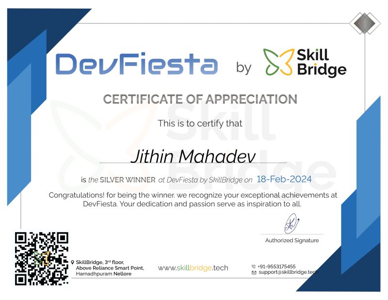 Jithin Mahadev on LinkedIn: #hackathon #techcommunity #innovation # ... Jithin Mahadev on LinkedIn: #hackathon #techcommunity #innovation # ...
