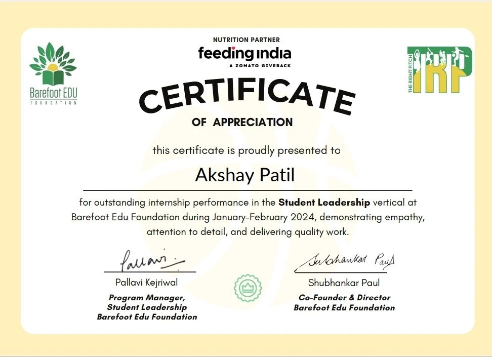 Akshay Patil on LinkedIn: #gratitude #teameffort Akshay Patil on LinkedIn: #gratitude #teameffort