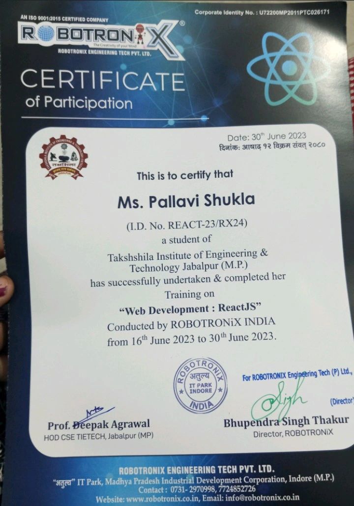 Pallavi Shukla on LinkedIn: #webdevelopment #react # ... Pallavi Shukla on LinkedIn: #webdevelopment #react # ...