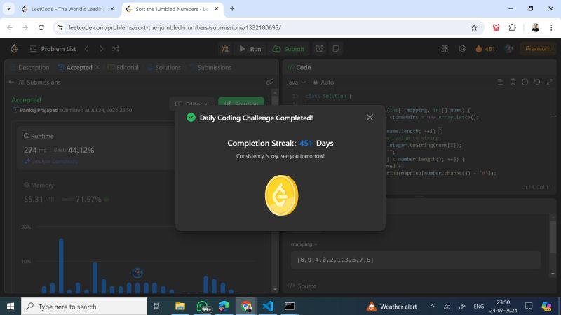Pankaj Prajapati on LinkedIn: #leetcode #leetcode #coding #consistecy # ... Pankaj Prajapati on LinkedIn: #leetcode #leetcode #coding #consistecy # ...