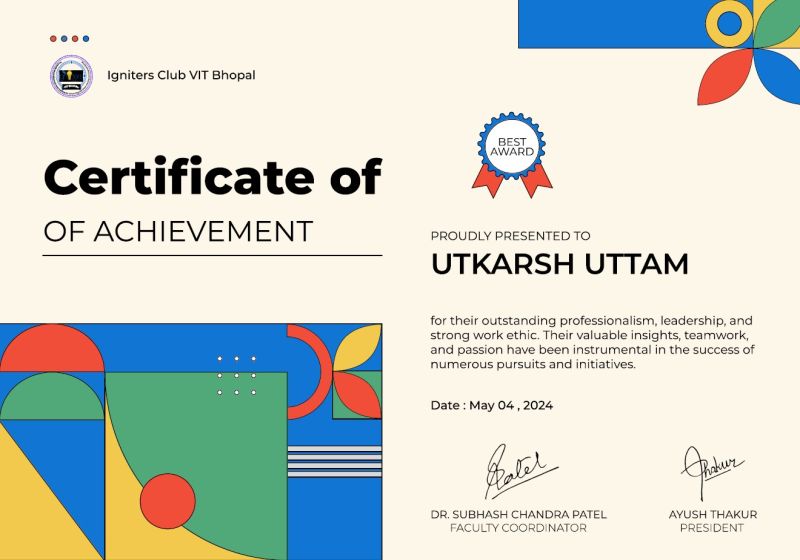 Utkarsh Uttam on LinkedIn: #d2cigniters #community #successstories Utkarsh Uttam on LinkedIn: #d2cigniters #community #successstories
