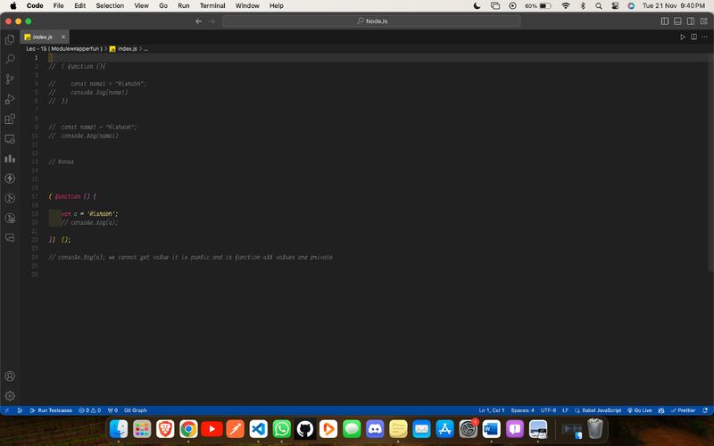 How to use Module Wrapper Function in NodeJS | RISHABH RAJ posted on ... How to use Module Wrapper Function in NodeJS | RISHABH RAJ posted on ...