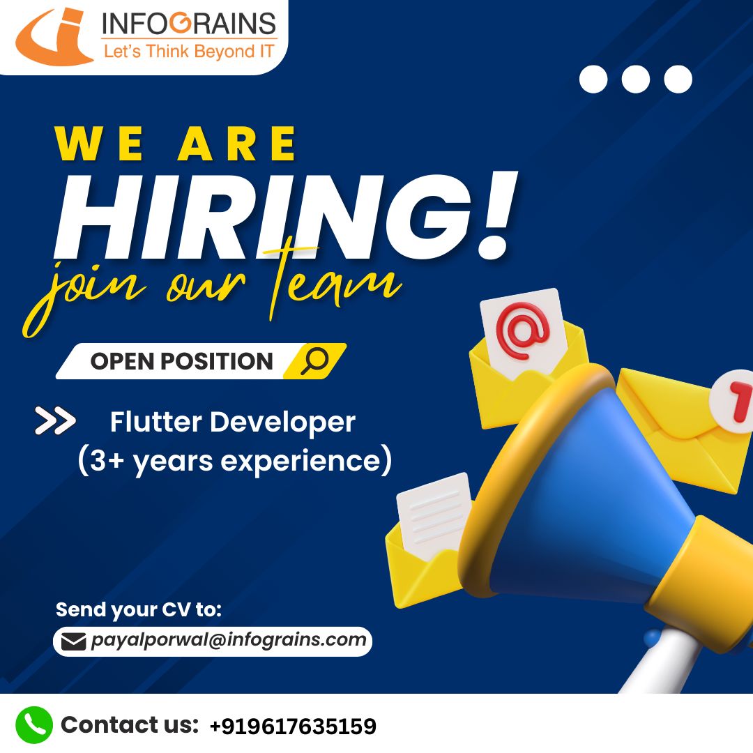 Payal Porwal on LinkedIn: #jobtitle #flutter #developer #exp #location ... Payal Porwal on LinkedIn: #jobtitle #flutter #developer #exp #location ...