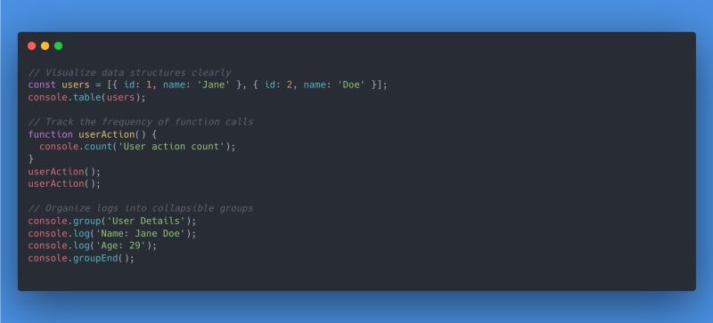 Fata S. on LinkedIn: #js #debugging #webdev #javascript #devtips Fata S. on LinkedIn: #js #debugging #webdev #javascript #devtips