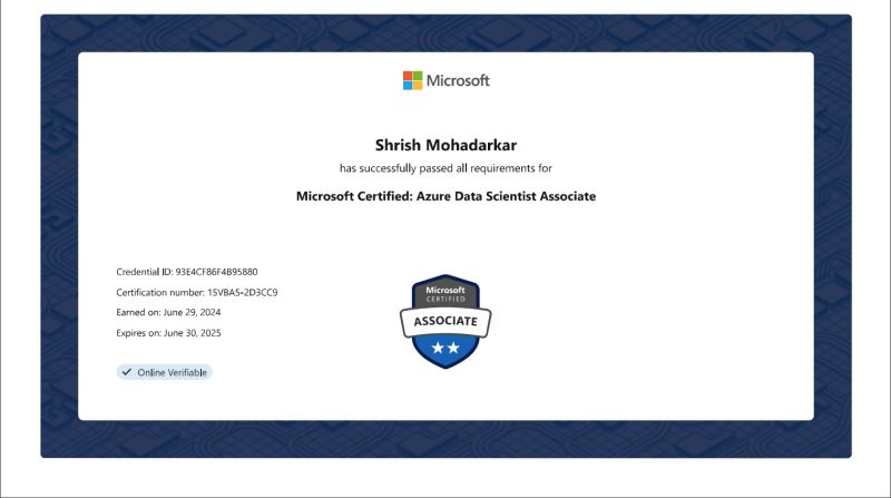 Shrish Mohadarkar on LinkedIn: #microsoft #microsoftazure # ... Shrish Mohadarkar on LinkedIn: #microsoft #microsoftazure # ...