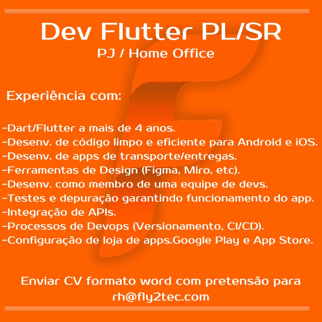 Fly2Tec on LinkedIn: #flutter #flutterdeveloper #flutterdev #flutterapp ... Fly2Tec on LinkedIn: #flutter #flutterdeveloper #flutterdev #flutterapp ...